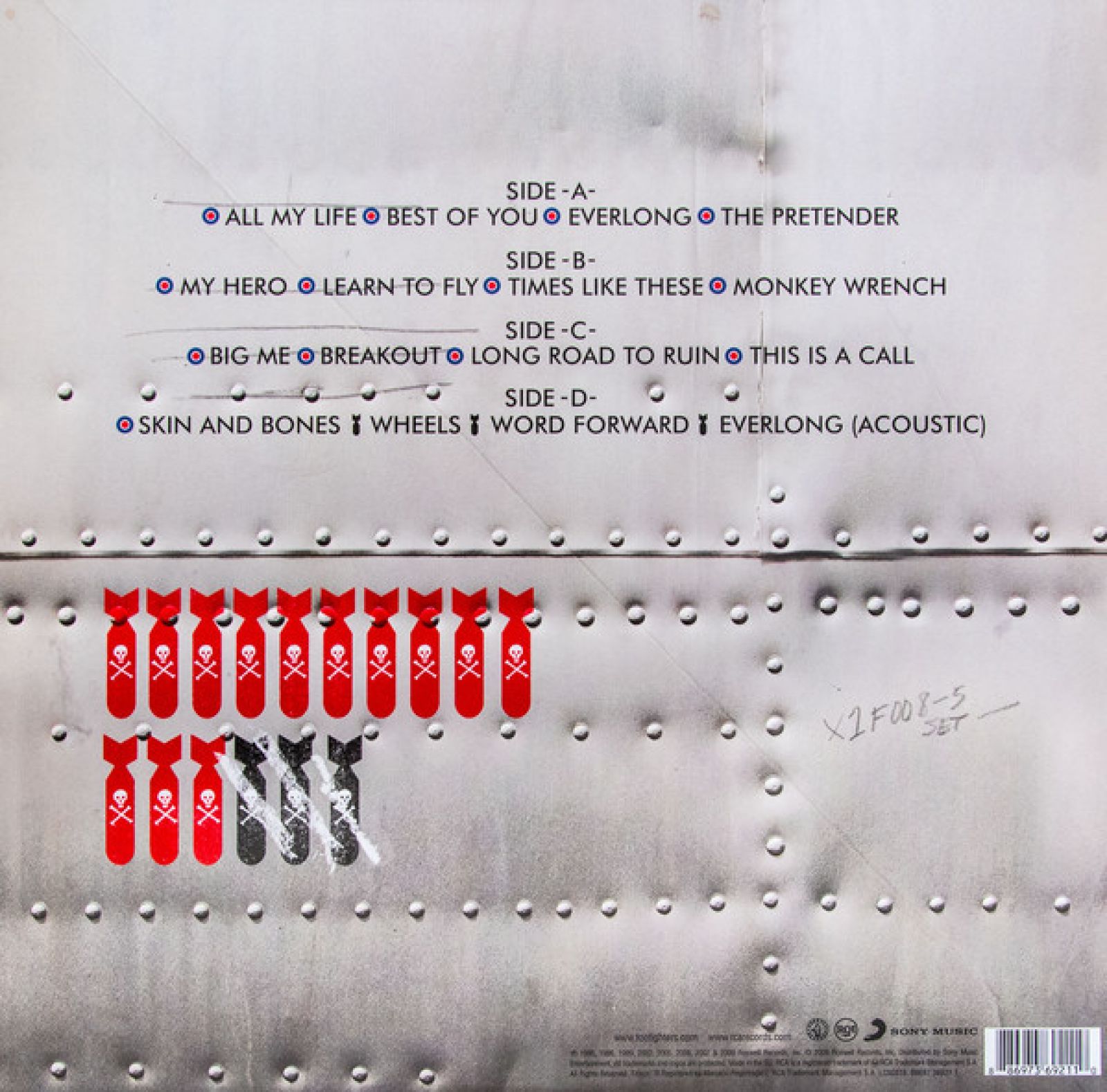 Пластинка Greatest Hits Foo Fighters Купить Greatest Hits Foo Fighters 7060